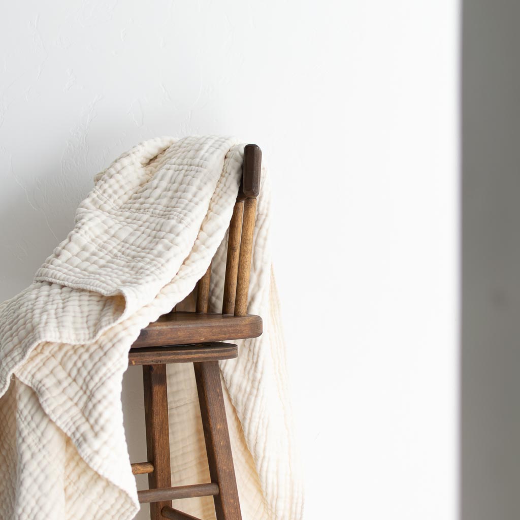 Organic Cotton Gauze Throw Blanket, Fair Trade Certified – Fair + Simple